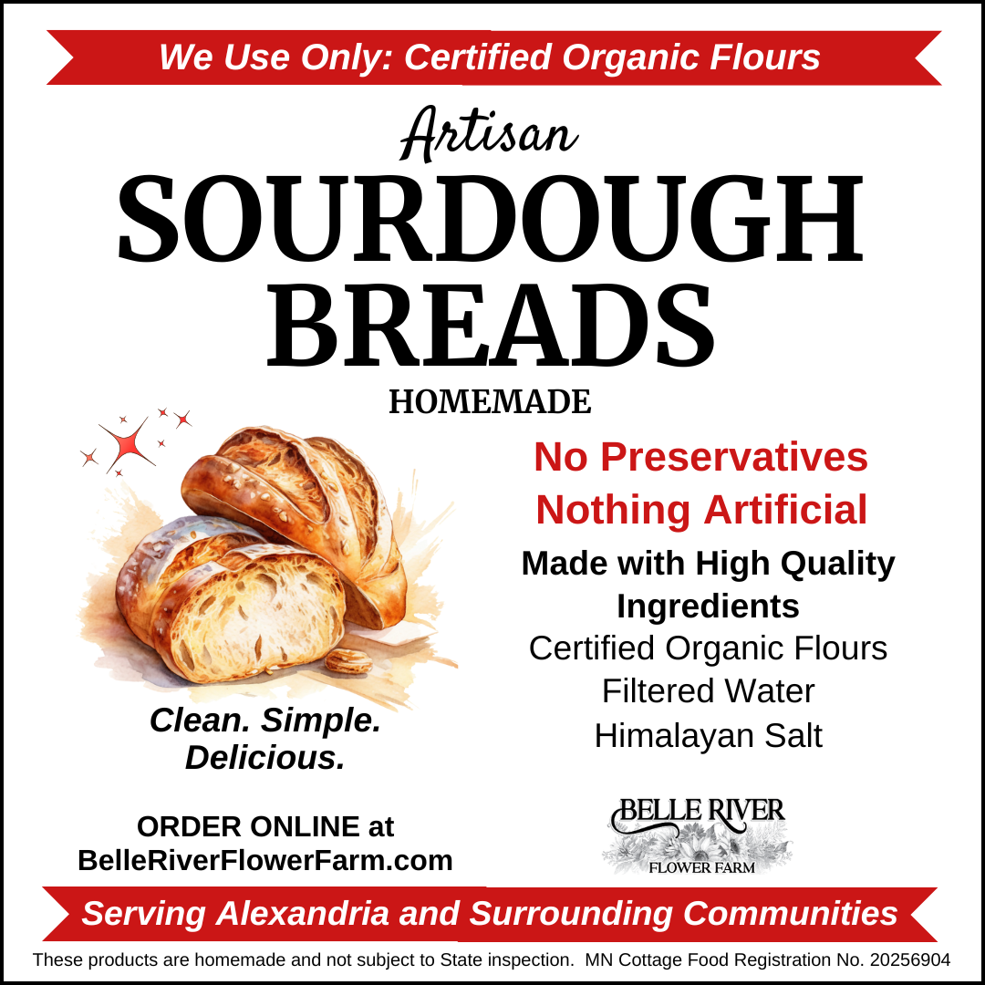 Sourdough Bread - Belle River Flower Farm & Sourdough Breads